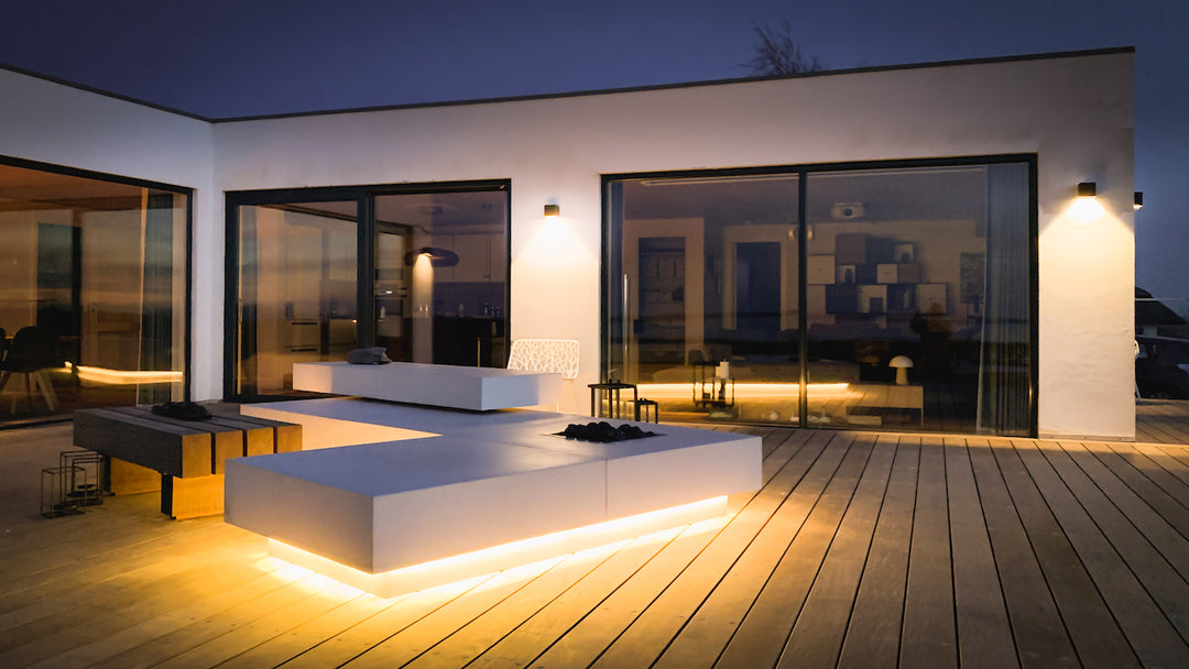 Oplev stemningsfuld terrassebelysning | Kun Terrasser